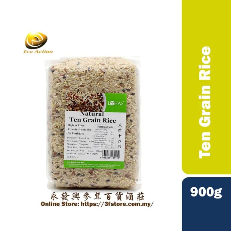 Lohas Ten Grain Rice 天然十谷米 900g - Third Floor Chinese Medicine Store